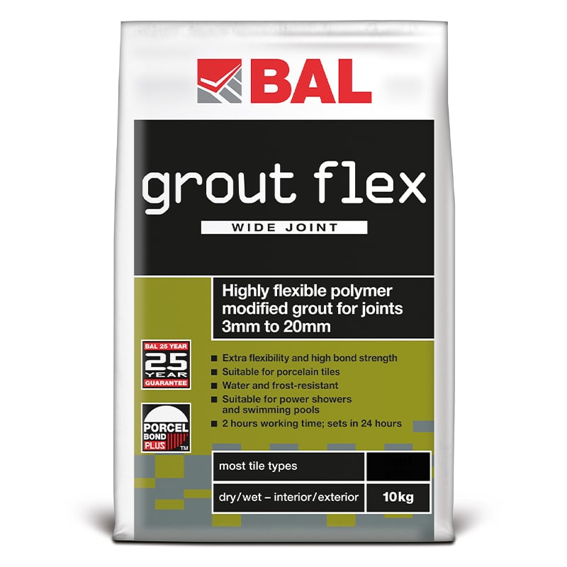 Grout Flex Widejoint Light Grey 5kg | Tile & Stone Gallery - Ceramic ...